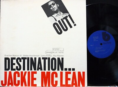 JACKIE McLEAN "DESTINATION OUT" BLUE NOTE BST84165 UA LP VAN GELDER ...
