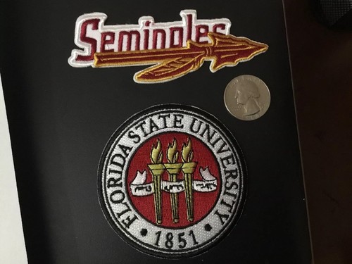 (2) FSU FLORIDA STATE SEMINOLES Vintage Embroidered Iron On Patches ...