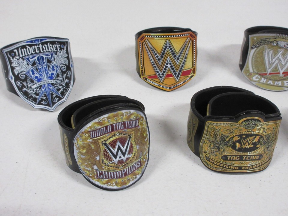 WWE Championship Title Slap Band Series 1 -Choose Your Belt To Complete ...