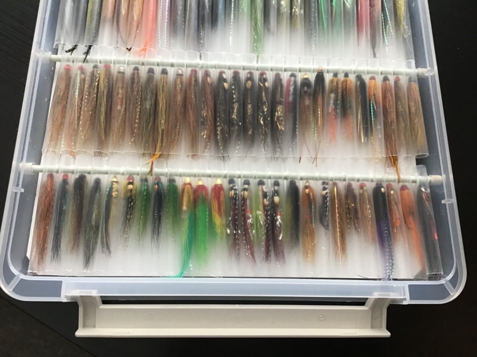 Tube fly storage box for Salmon Sea Trout tube flies | eBay UK