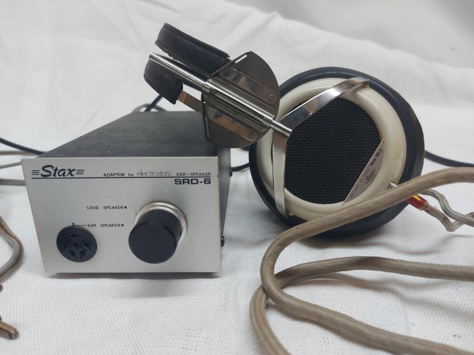 STAX SR3 electrostatic headphones with SRD6 energiser | eBay UK