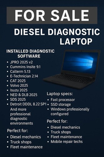 Diesel Diagnostic Laptop Computer | eBay