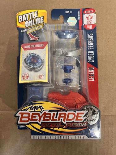 Beyblade Metal Fusion Legend Cyber Pegasus 105F BB01 Brand New Sealed ...