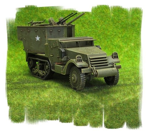 Painted!!! - US M15 CGMC Halftrack - 28mm WW2 - World War II Bolt ...
