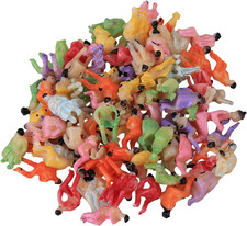 100 Pcs Painted N Scale All Seated People Sitting Figures 1 150 for ...