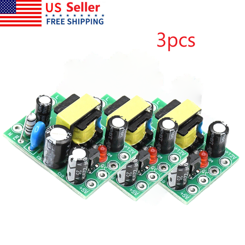 3pcs Mini AC-DC Converter AC110V 220V to DC 12V 0.2A+5V M..s6 | eBay