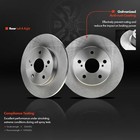 Rear Drilled Brake Rotors & Brake Pads for Toyota Matrix Scion xB ...