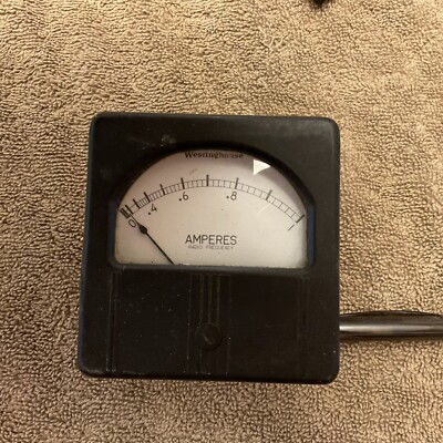 VTG Radio Frequency Panel Meter Westinghouse Amperes 0-1 Me637 | eBay