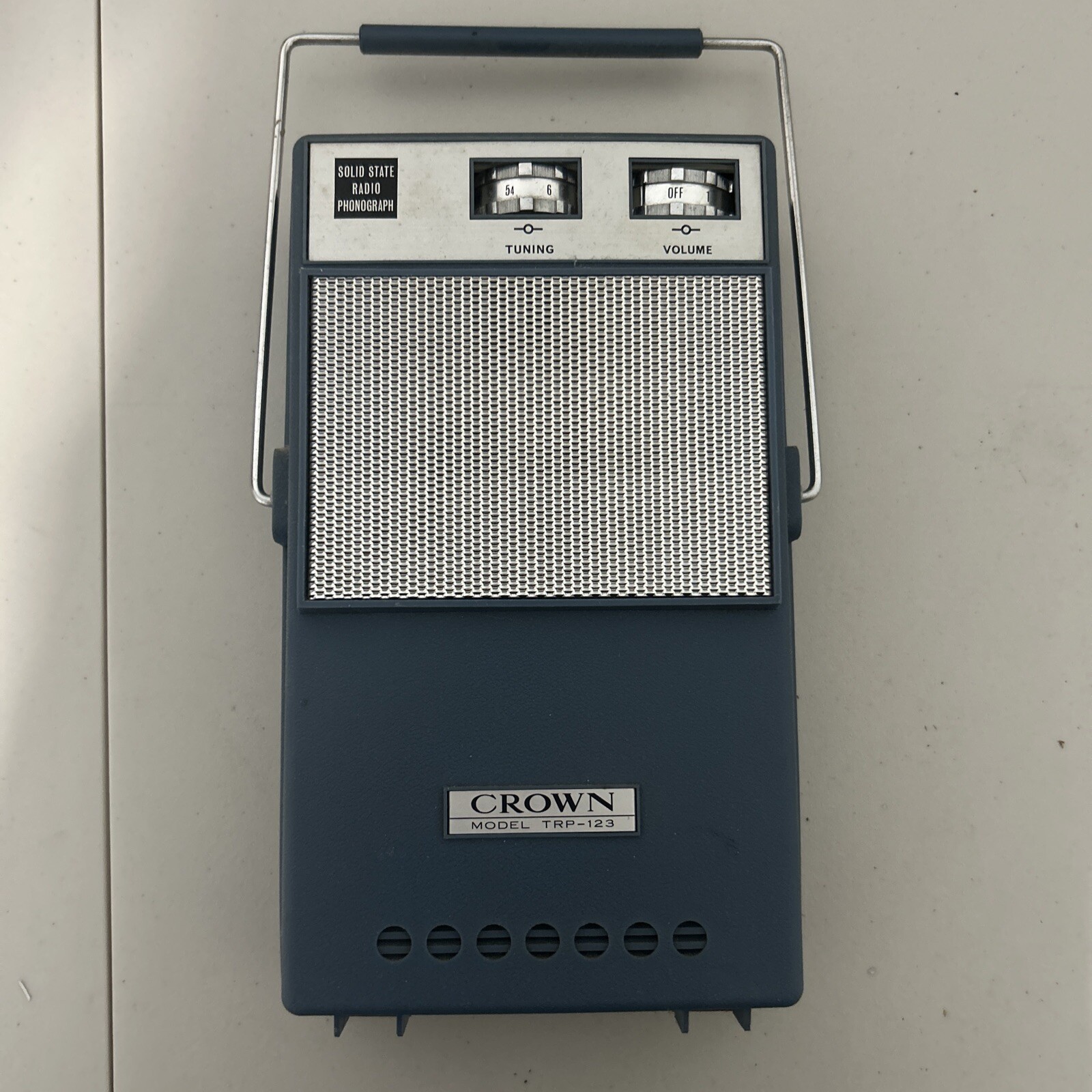 CROWN TRP-123 Solid State Radio Phonograph-vintage | eBay