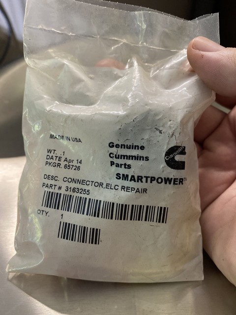 Genuine Cummins 3163255 Connector ELC Repair for sale online | eBay