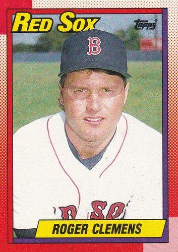 1990 Topps Roger Clemens #245 Boston Red Sox Astros NY Yankees Baseball ...