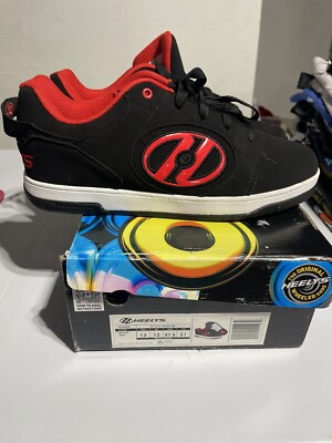 NIB Heelys Voyager SKATE Men's SHOES Black/Red Brand New Size 13 | eBay