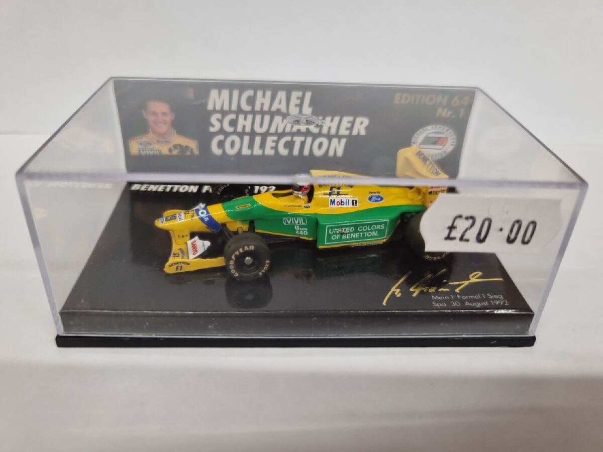 MINICHAMPS B192 / F1 92 BENETTON FORD B192 - M SCHUMACHER MINICHAMPS B192 / F1 92 BENETTON FORD B192 - M SCHUMACHER