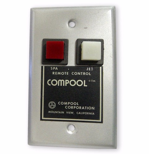 Compool Two Button Spa Jet Wall Mount Remote Control | eBay