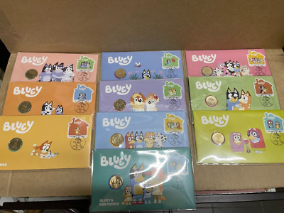 2024 Bluey PNC 10 Coin Carded Collection Set of 10 | eBay