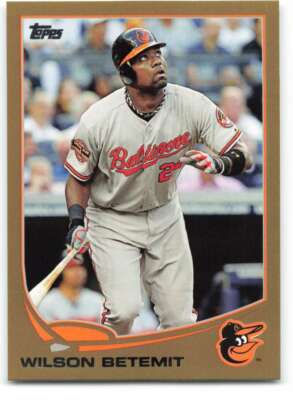 2013 Topps Update Gold #US187 Wilson Betemit NM-MT /2013 Orioles ID ...