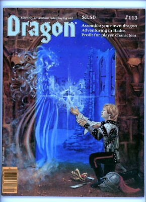 TSR DRAGON MAGAZINE #113 NEAR MINT 1986 RPG CARDBOARD DRAGON | eBay