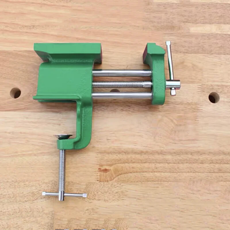 Table Vise Small Vise with Anvil Household Bench Vise Flat-Mouthed ...