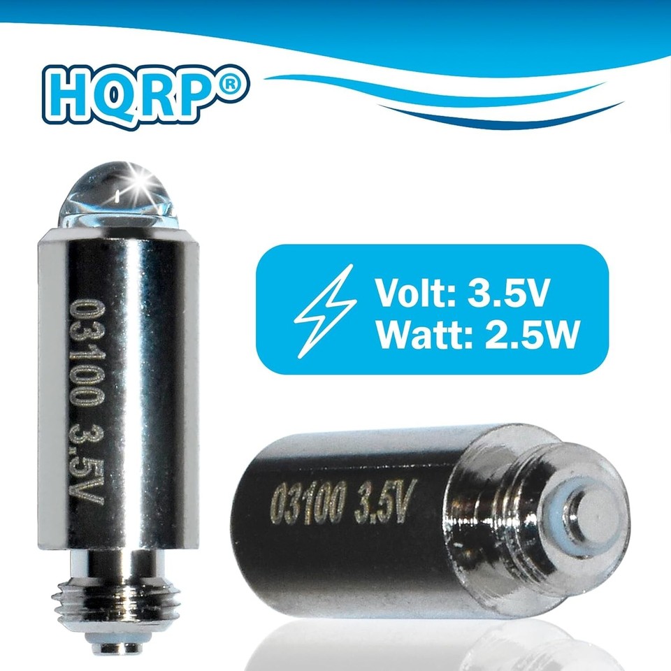 2x 3.5V Halogen Bulb for Welch Allyn 03100-U 03100-1 Replacement | eBay