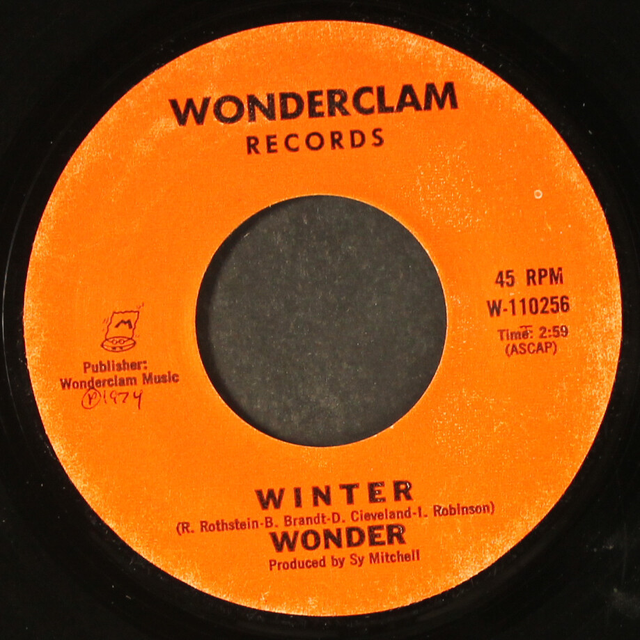 WONDER: boogie street / winter WONDERCLAM 7" Single 45 RPM | eBay