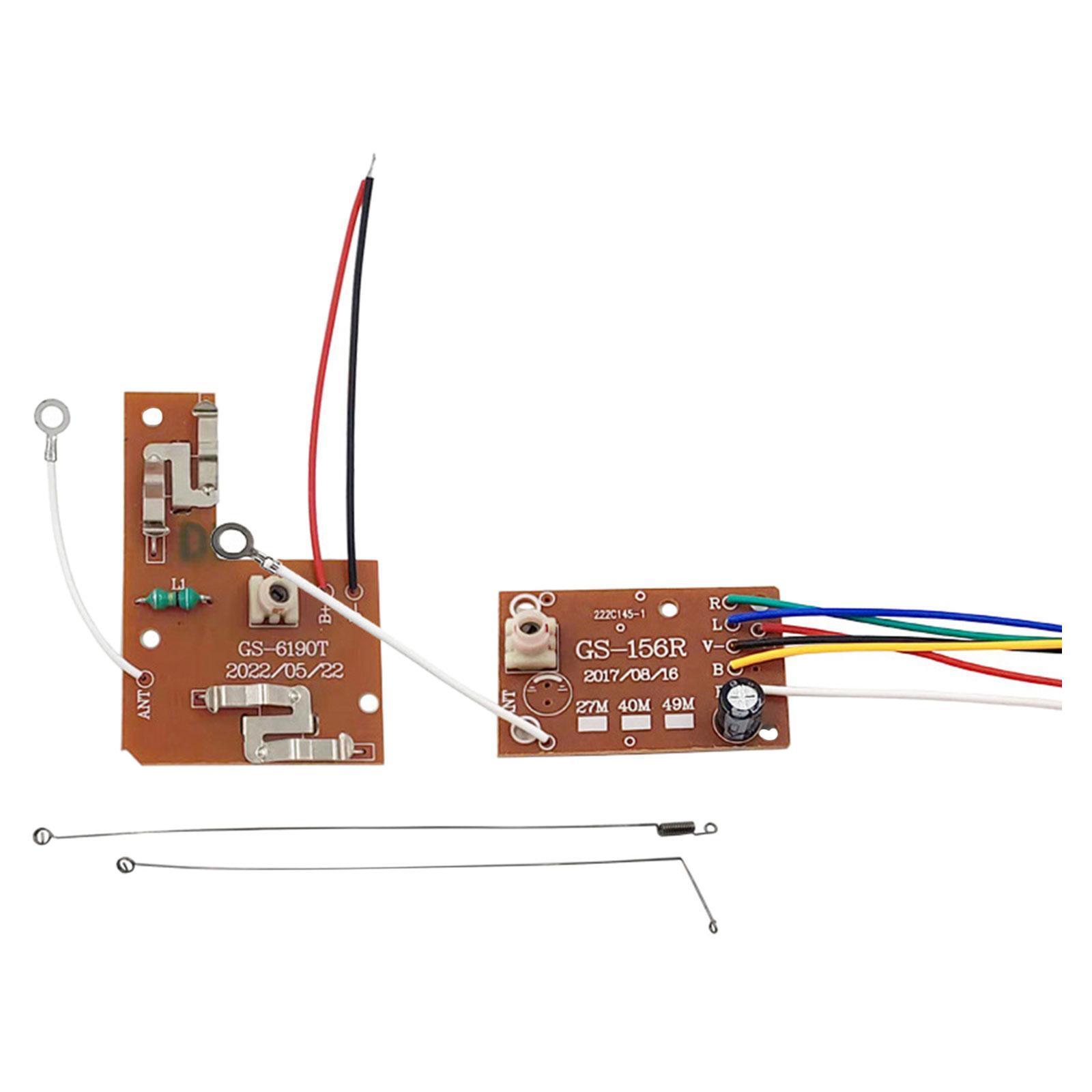 RC Car Transmitter Receiver Board Parts 40MHz Circuit PCB for RC Car ...