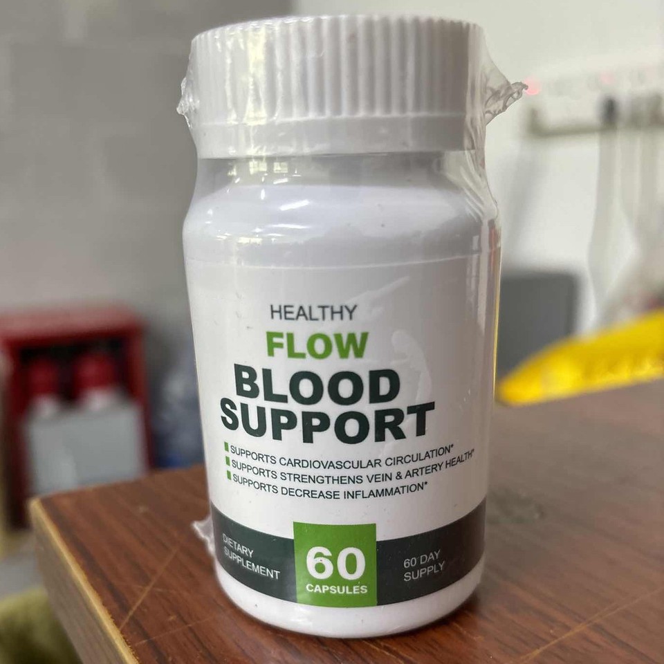 Healthy Flow Blood Support, Cardiovascular Circulation - 60 Capsules ...