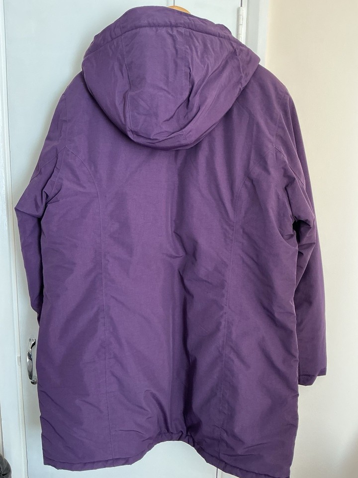 Lands' End Squall Coat Jacket Women’s Size XL 18/20 Purple | eBay UK