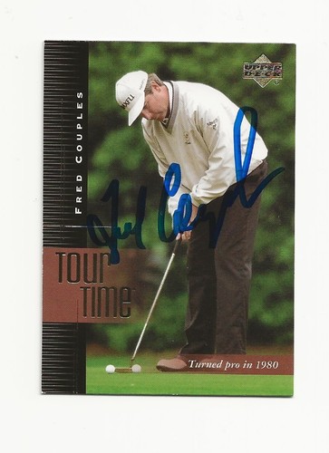 FRED COUPLES GOLF AUTOGRAPHED CARD | eBay