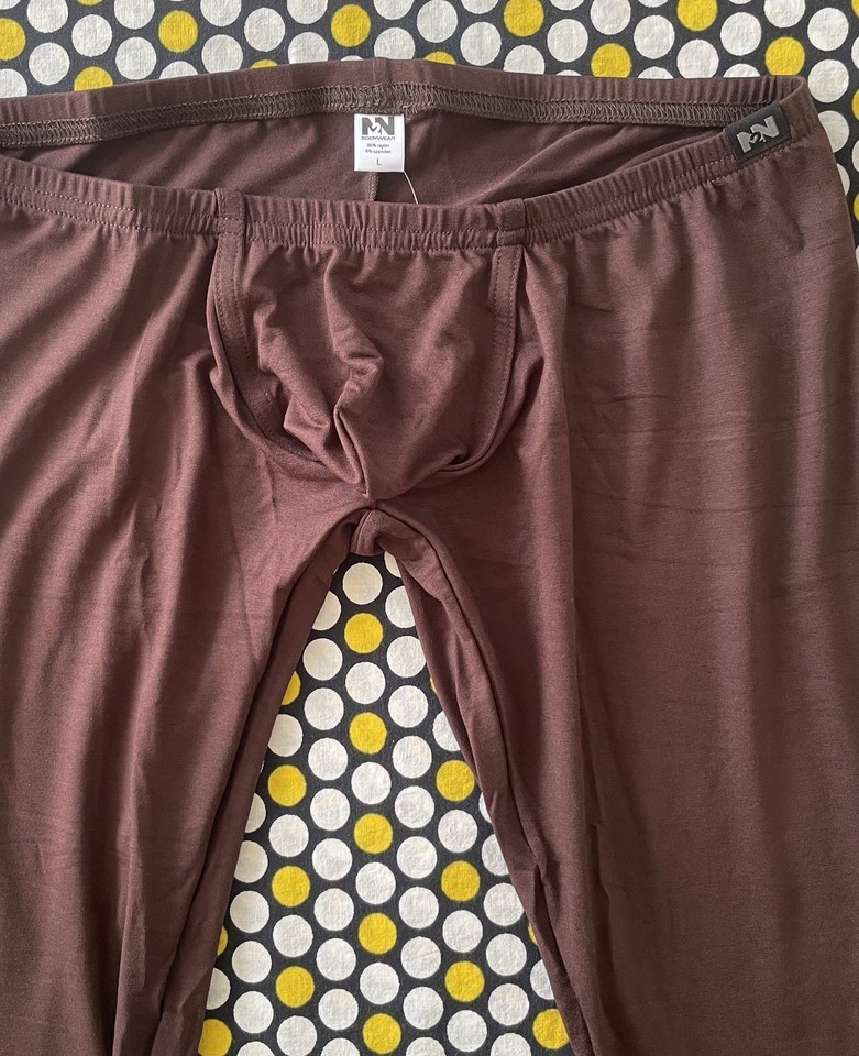 N2N Bodywear Men's Size L Brown SP28 Nightshade Pouch Long John Jersey ...