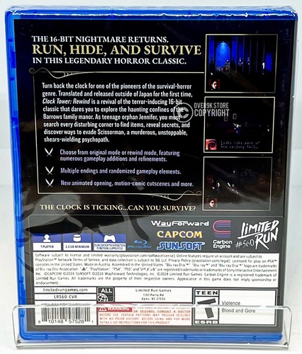 Clock Tower - Rewind - PS4 - Brand New | Factory Sealed | eBay