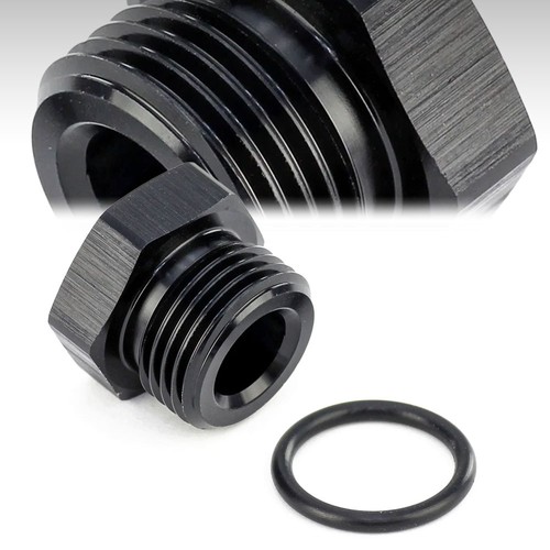 HPS AN ORB thread plug AN Fitting Straight, -8 [Seal: Port Thread w ...