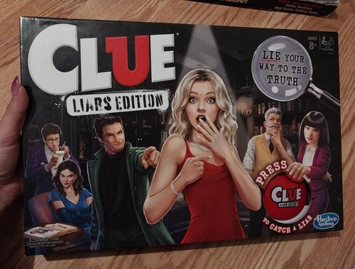 Clue Liars Edition Board Game - Mystery Fun Family Nights Kids 8 ...