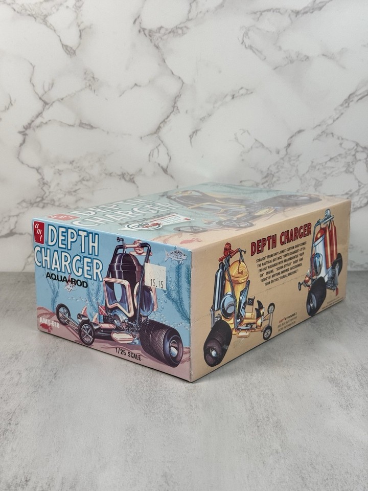 AMT Depth Charger Aqua-Rod Car Model Kit New Sealed | eBay