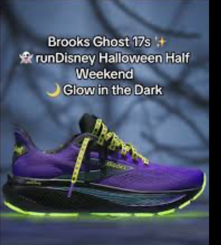 RunDisney Brooks Womens Running Shoes Disneyland Haunted Mansion Size 6 ...