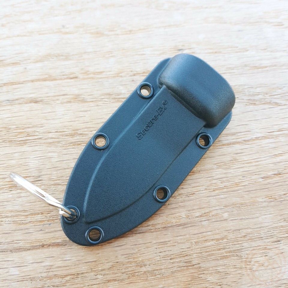 Cold Steel Super Edge Knife 2" AUS-8A Steel Serrated Blade Black Kray ...