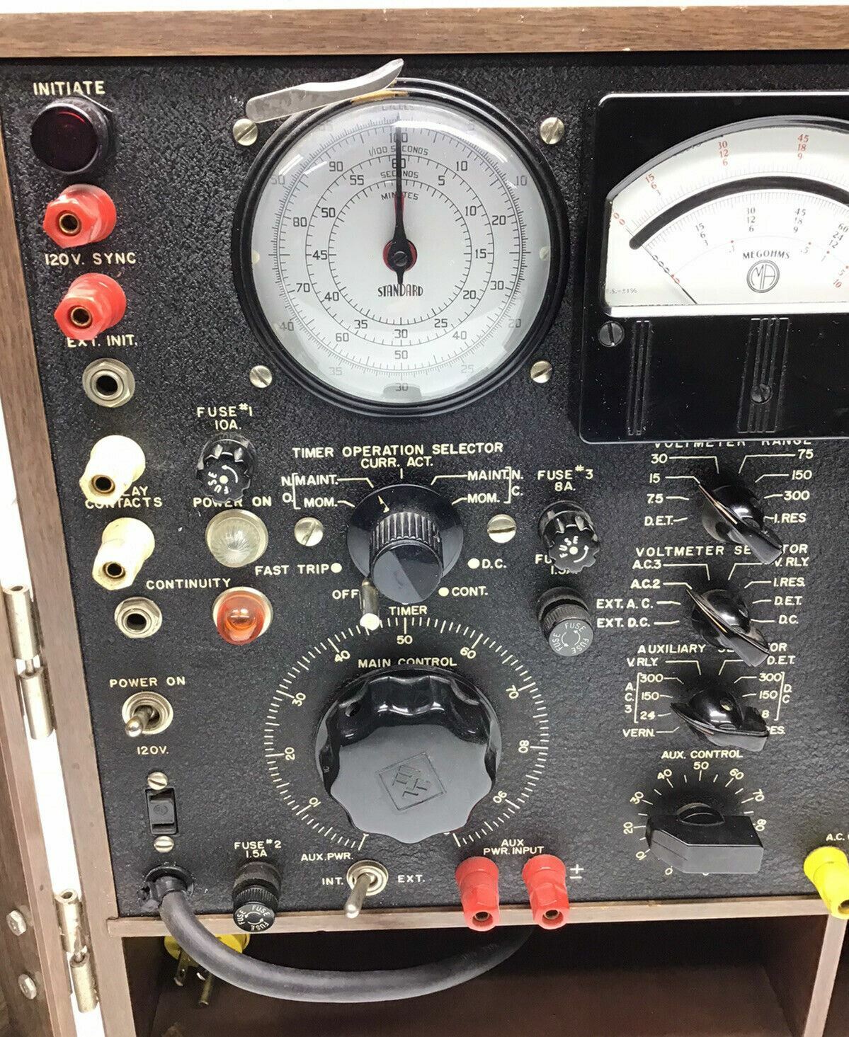 MULTI-AMP SR-51-4 ELECTRIC RELAY TESTER 120V PH1 MEGGER | eBay