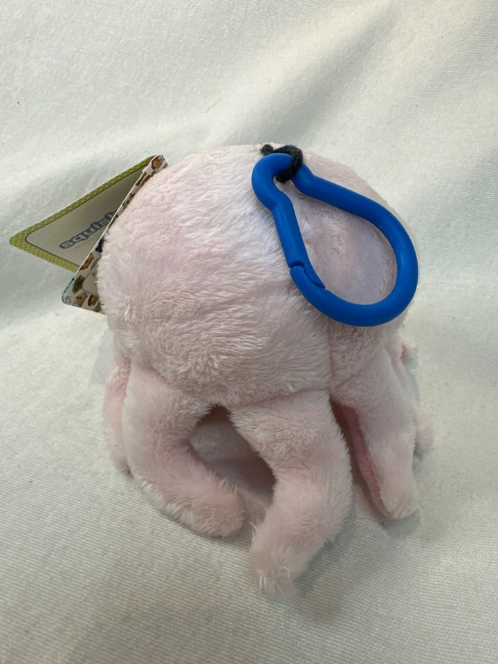 Squishable Micros Pink Octopus Plush Keychain With Blue Clip W/ Hang Tag | eBay