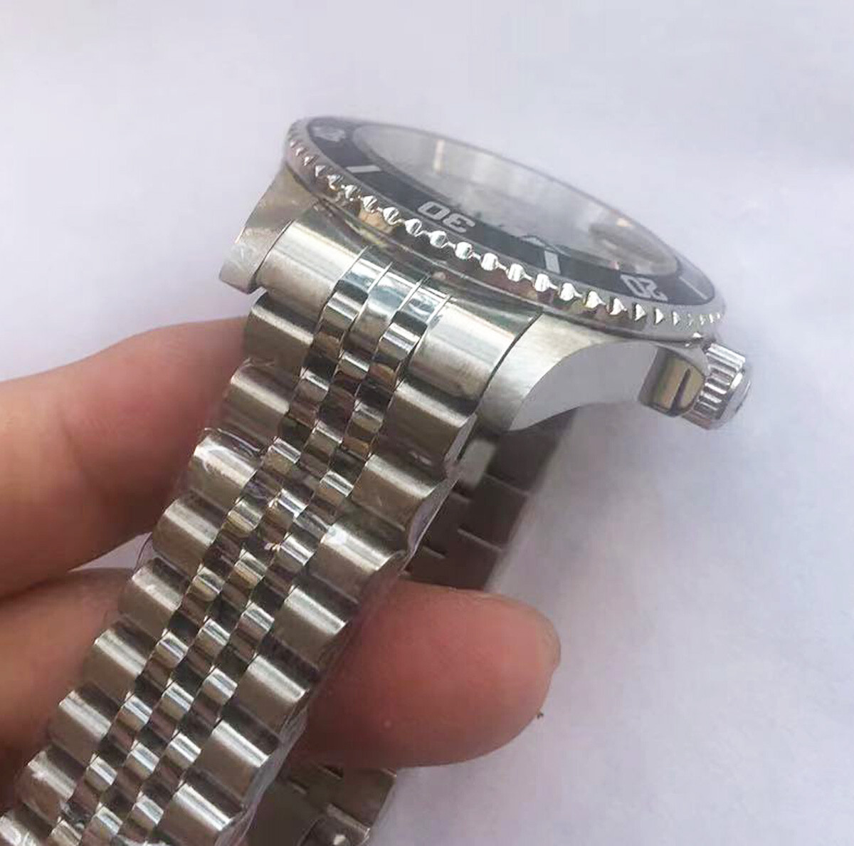 20mm Jubilee For Invicta Pro Diver 89260B 8926OB Curved End Steel Watch ...