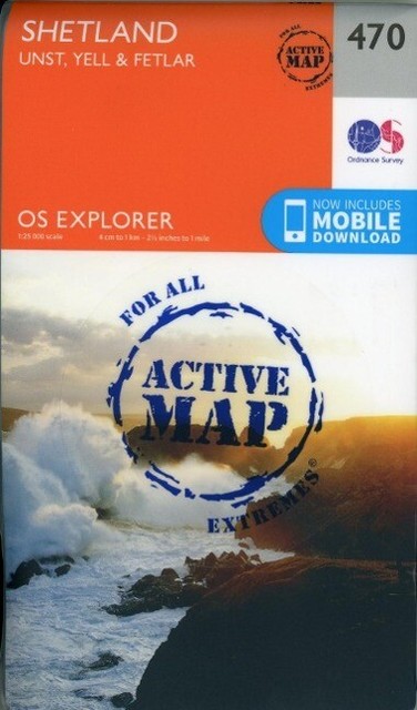 Shetland-Unst, Yell And Fetlar von Ordnance Survey (2015, Sheet Map ...