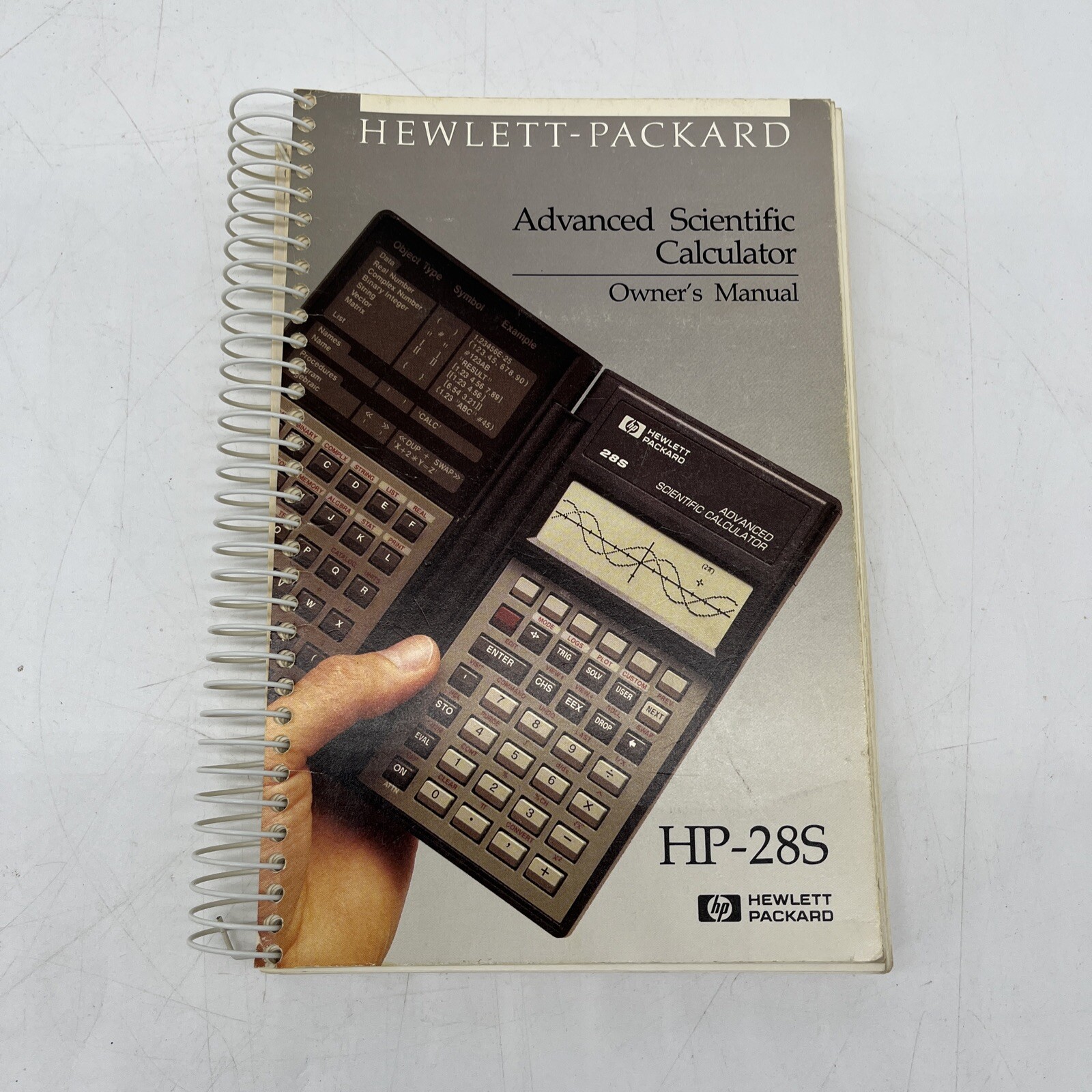HP-28S Hewlett Packard Advanced Scientific Calculator Owner's Manual ...
