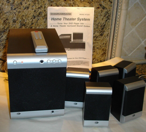 Durabrand HT-3917 Home Theater System w/Subwoofer, 5 Speakers & REMOTE ...