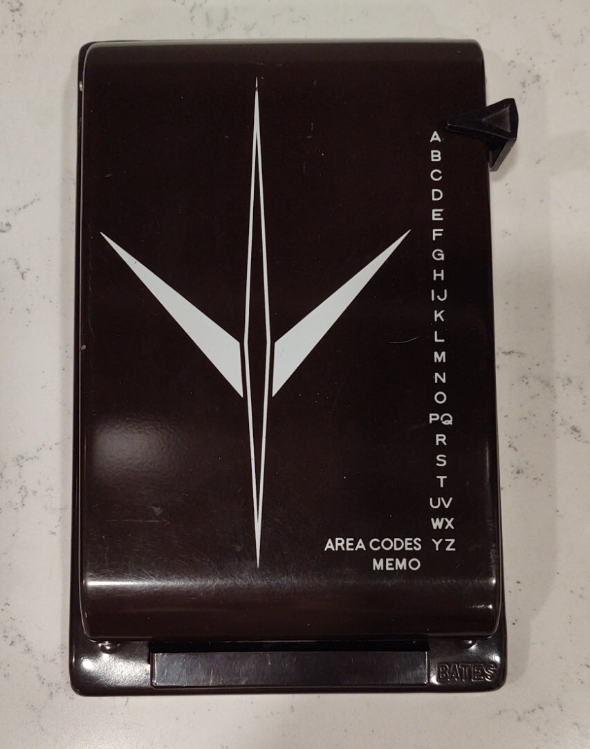 Bates List Finder Director Model Address File Desktop Contacts Brown ...