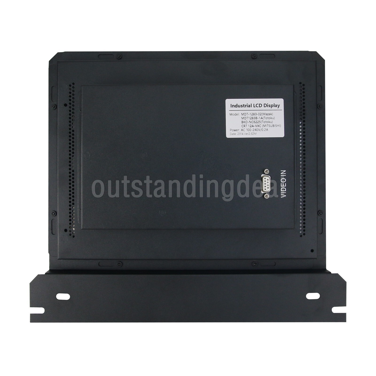 MDT-1283-02 (MDT1283B-1A) CNC Monitor LCD 12inch Monochrome Amber CRT ...