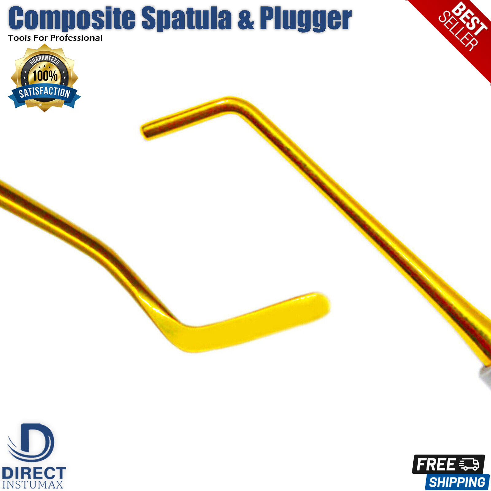 Dental Composite Filling CIG#6 Condenser Spatula & Plugger Titanium ...