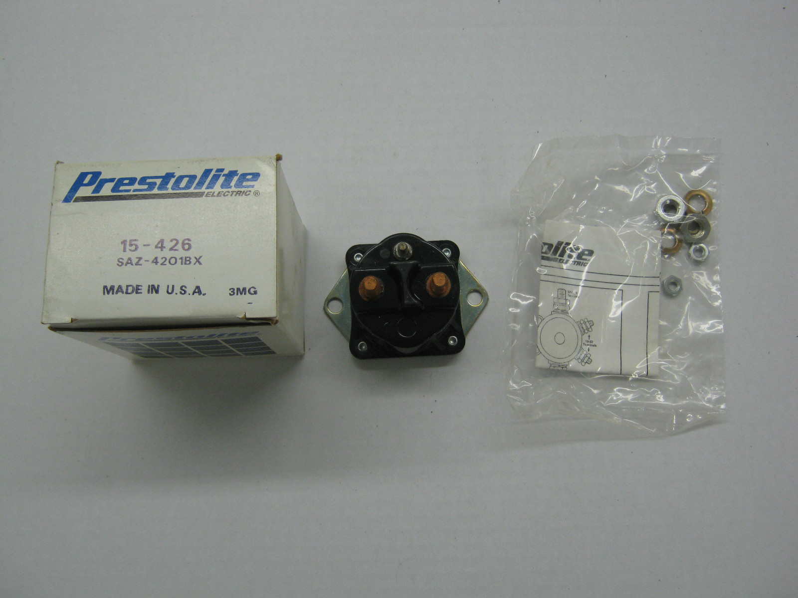 Prestolite 12V Solenoid, 15-426 (SAZ-4201BX), Intermittent, Single Pole ...