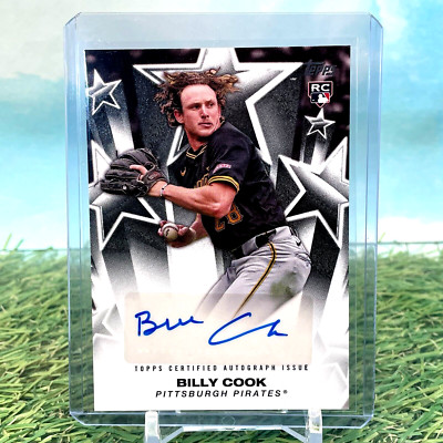 Billy Cook 2025 Topps Baseball Stars Rookie Autograph Auto Pittsburgh ...