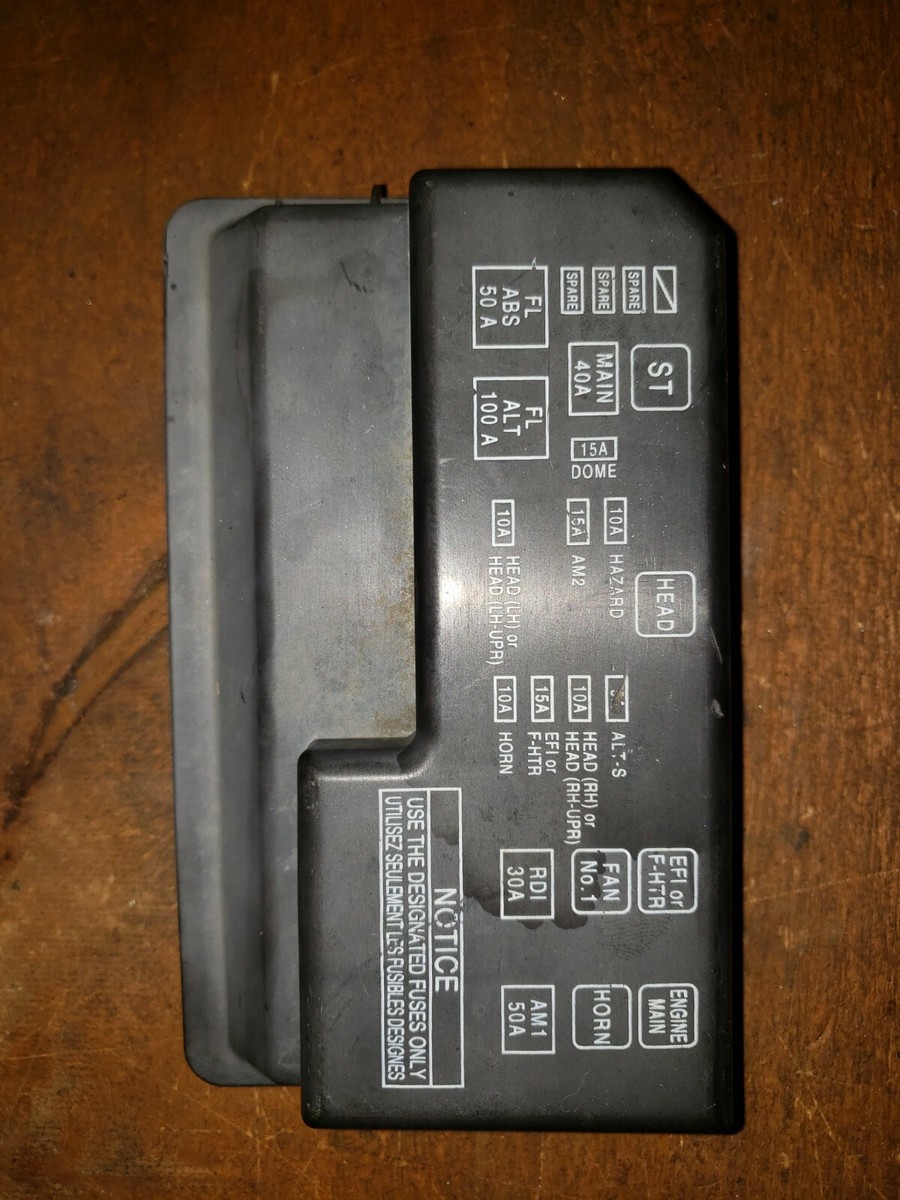 1999 Toyota Corolla Fuse Box Diagram Toyota Corolla AE101 AE102