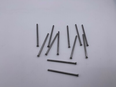 Royal .099 X 2" Long Bevel Headed Punches, Tool Steel Lot Of 12 Pieces ...