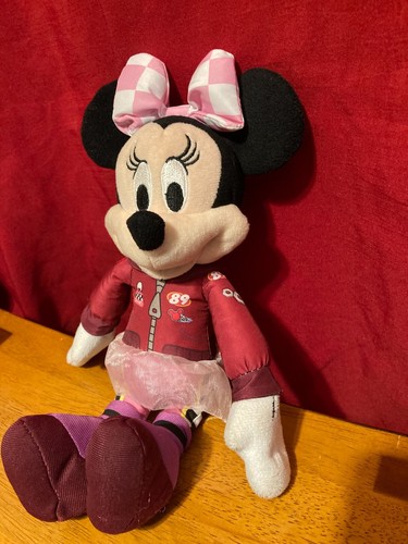Disney 10" Minnie Mouse Auto Race Car Suit with TuTu #89 Plush Doll ...