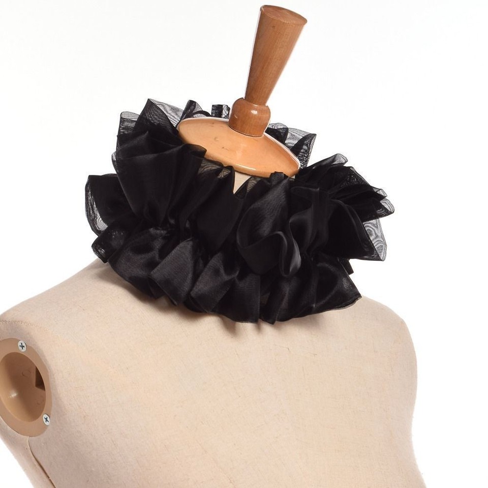 Renaissance Ruff Collar Victorian Neck Ruff Elizabethan Fancy Dress ...
